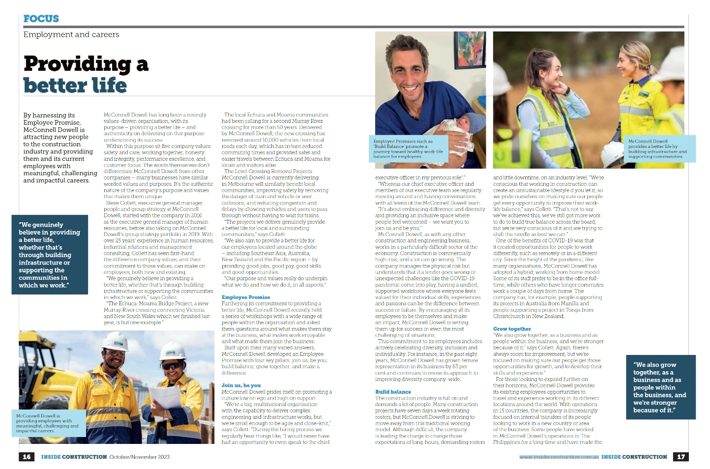 Harnessing our Employee Promise - McConnell Dowell