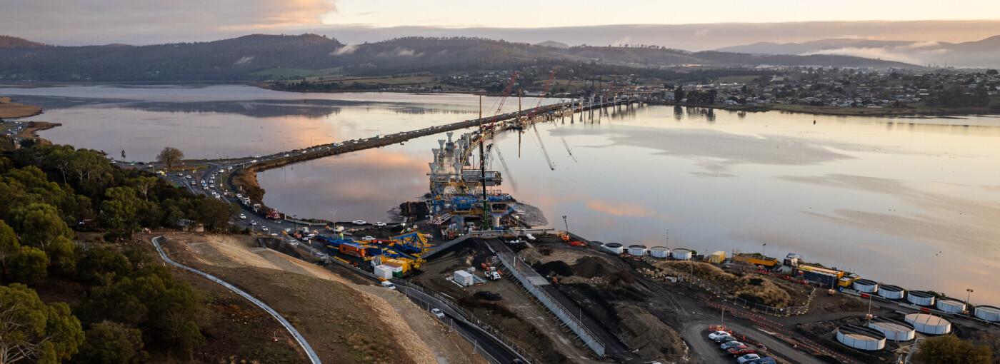 New Bridgewater Bridge - May flyover - McConnell Dowell