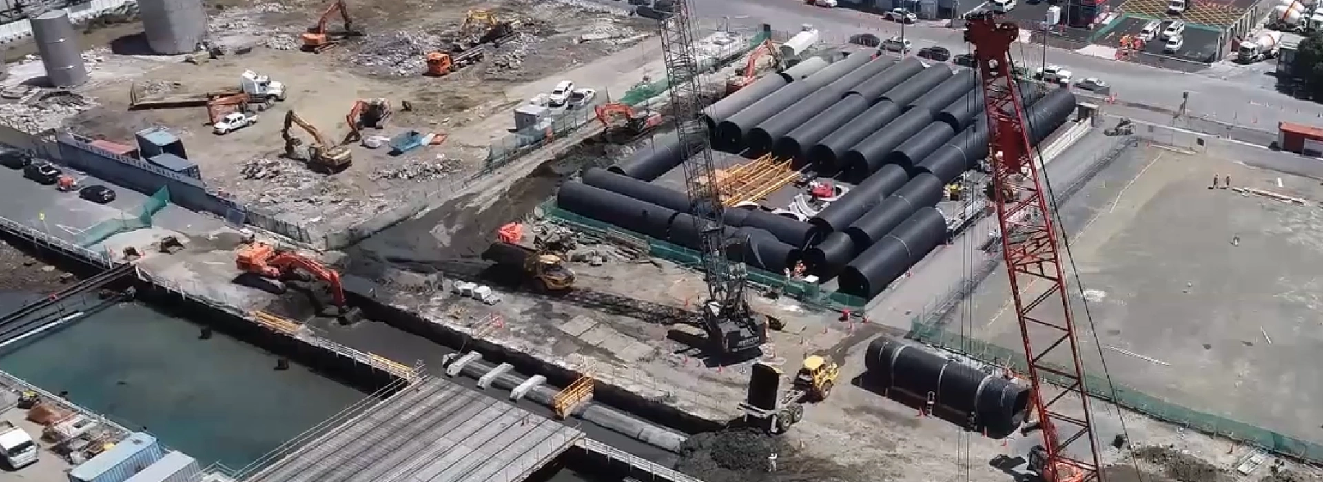 Daldy Street Outfall, Wynyard Quarter, Auckland - McConnell Dowell