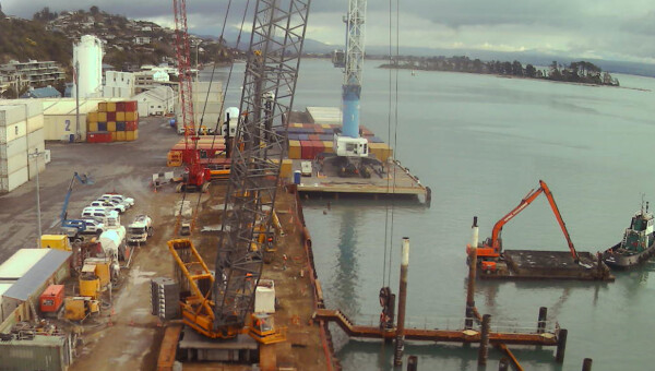Permanent Tubular Piles Installation starts at Port Nelson Main Wharf ...