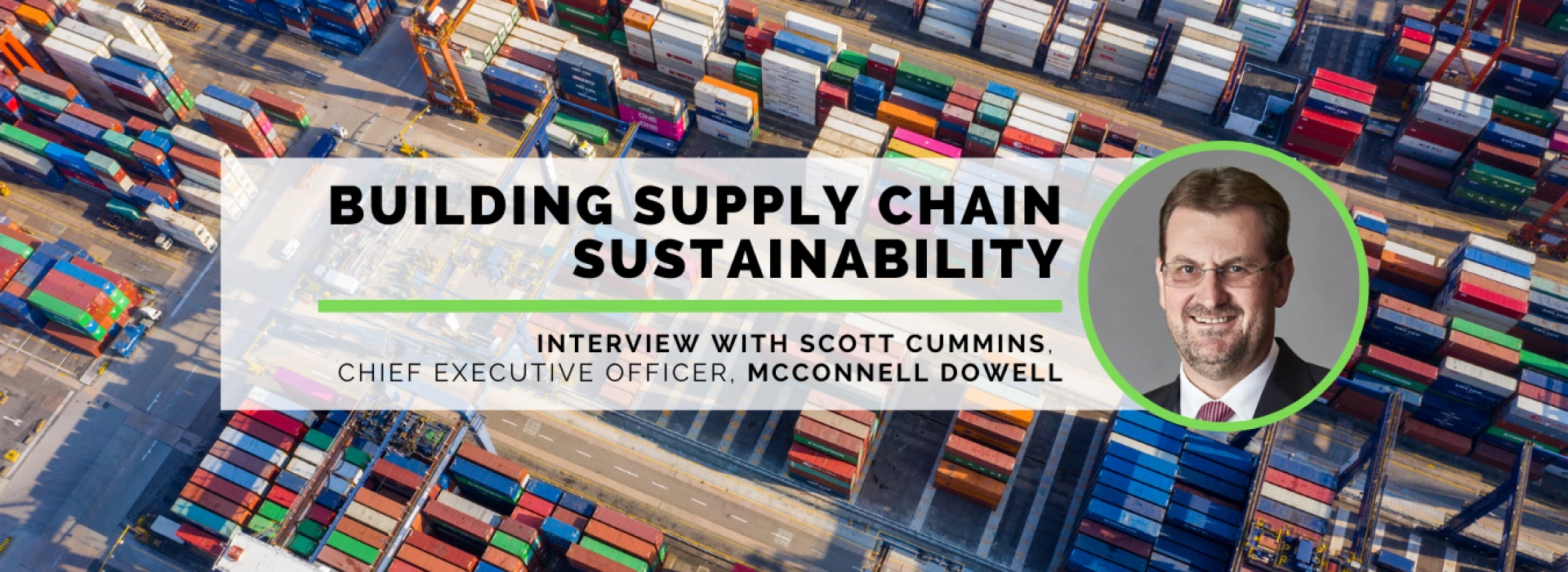 Our CEO on building sustainable supply chains - McConnell Dowell