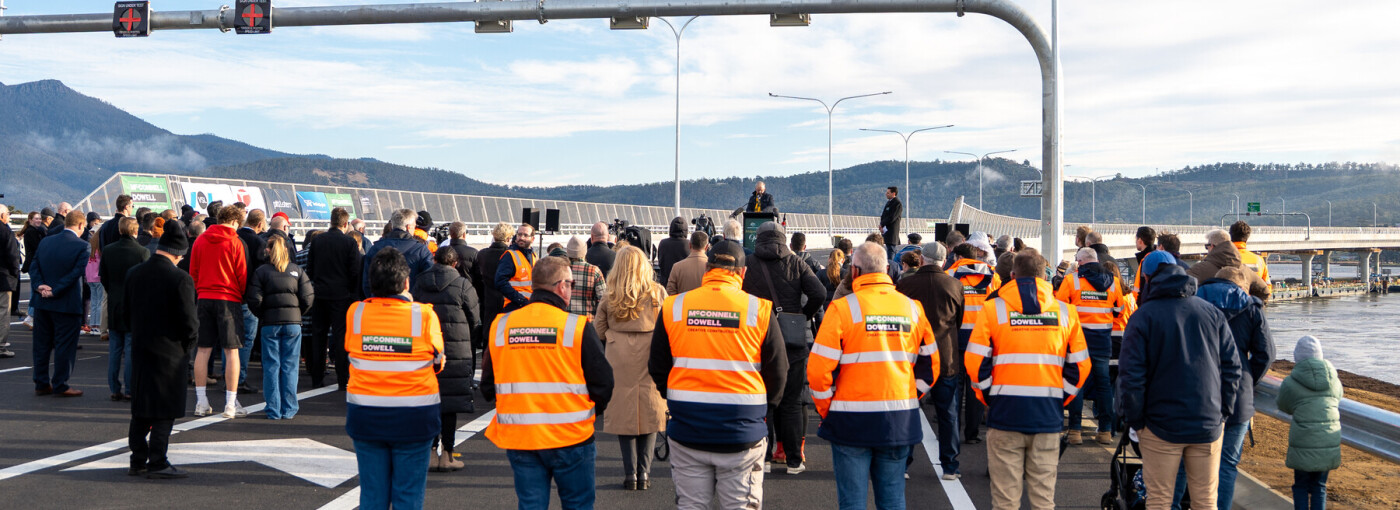 New Bridgewater Bridge is open! - McConnell Dowell